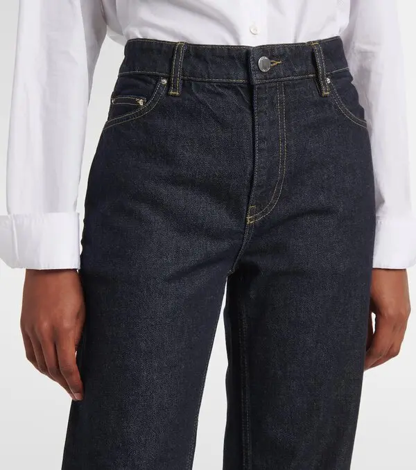 TOTEME Low-rise Straight Jeans - Blue