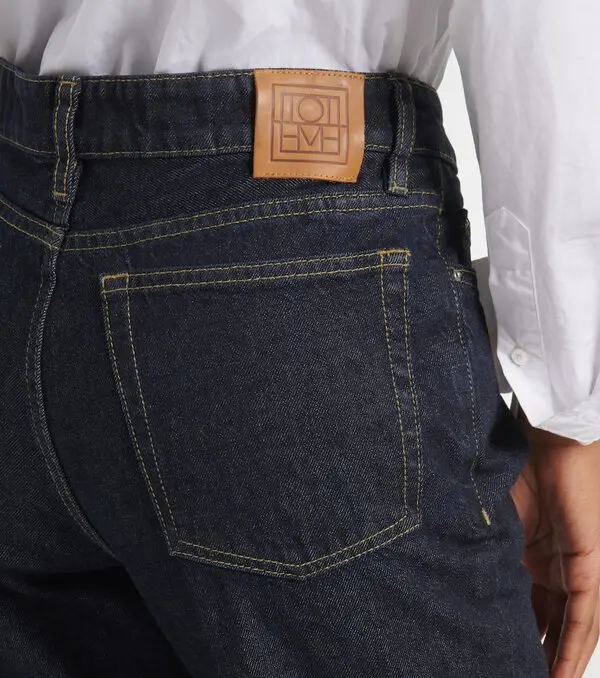 TOTEME Low-rise Straight Jeans - Blue