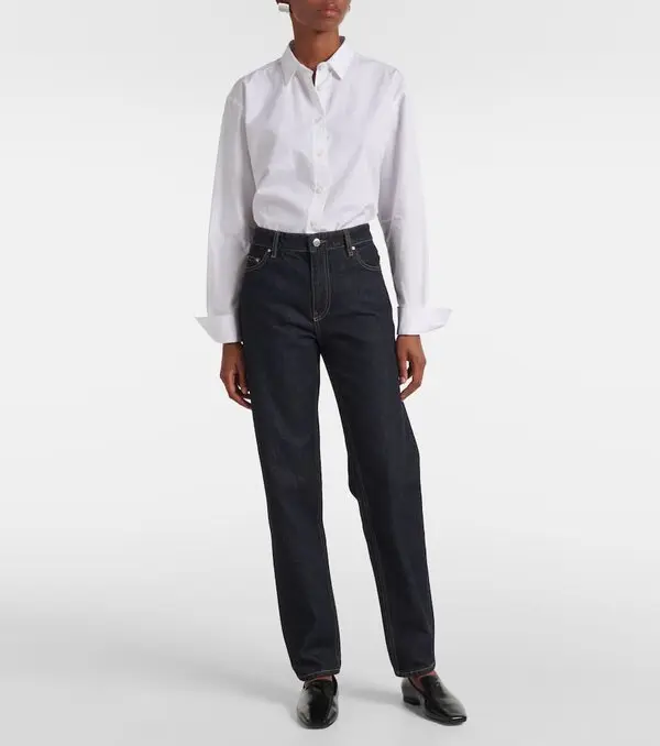 TOTEME Low-rise Straight Jeans - Blue