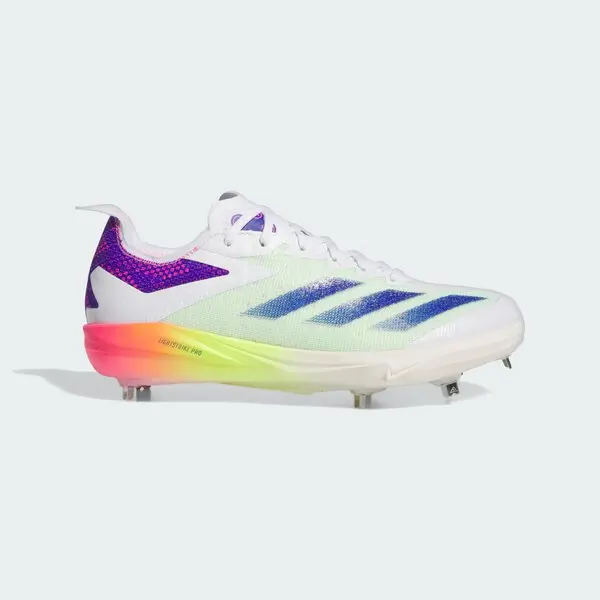 Adidas Adizero Electric+ Warp Speed Baseball Cleats Cloud White