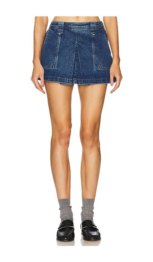 GRLFRND Ivy Pleated Mini Skirt - Big Sur