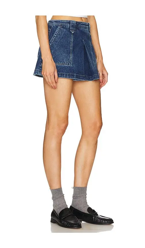 GRLFRND Ivy Pleated Mini Skirt - Big Sur