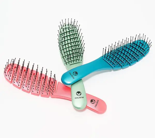 CALISTA Smoothie Brush Trio Red. Silver Gold - One-color