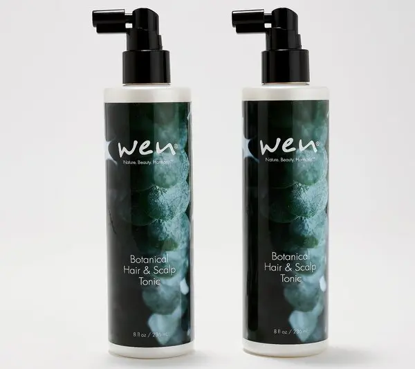 WEN By Chaz Dean 8oz Botanical Scalp & Hair Tonic Duo - One-color