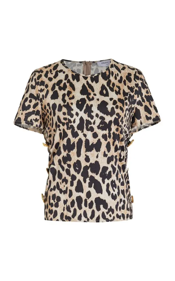 Françoise Emanuelle Leopard-print Top