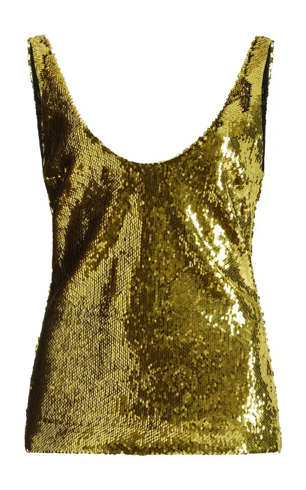 Françoise Exclusive Nina Sequined Tank Top