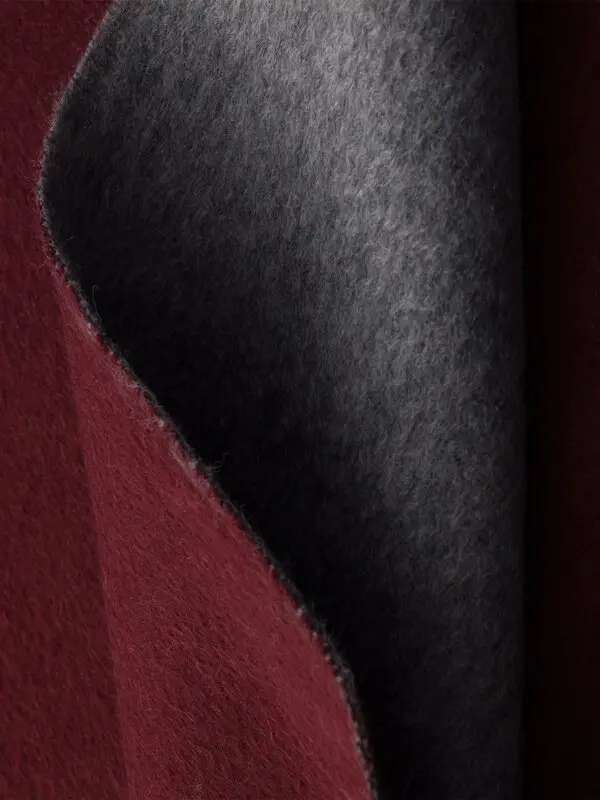 Prada Double Cashmere Scarf - Dark Red