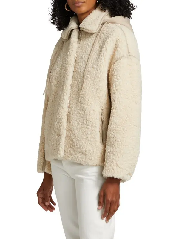 DH New York Kyle Faux-shearling Hooded Jacket