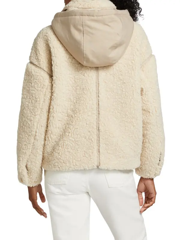 DH New York Kyle Faux-shearling Hooded Jacket