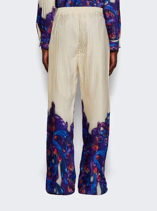 CASELLA MEYER Pleated Straight Leg Pants