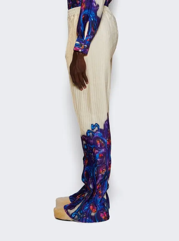 CASELLA MEYER Pleated Straight Leg Pants