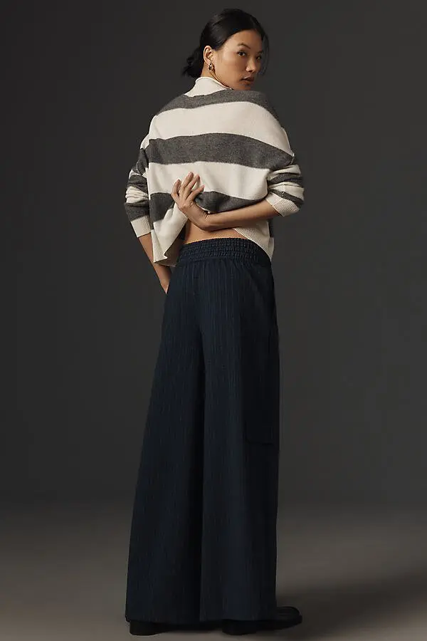 Maeve Wide-leg Menswear Pants