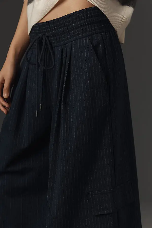 Maeve Wide-leg Menswear Pants