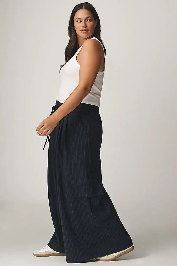 Maeve Wide-leg Menswear Pants