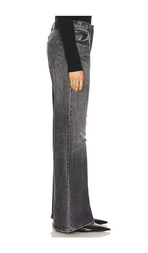 GRLFRND Jade Low Rise Relaxed Flare Jeans