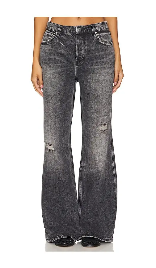GRLFRND Jade Low Rise Flare Jeans