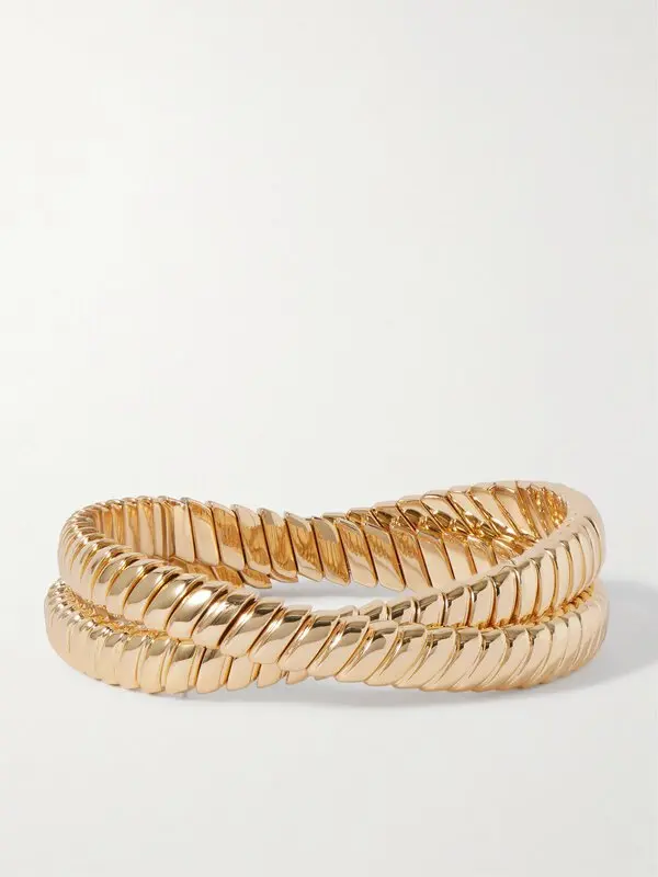 ROXANNE ASSOULIN The Double Cobra Bracelet - Gold