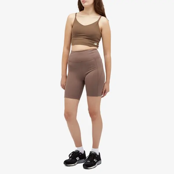 NEW BALANCE Soft Bra Top - Dark Mushroom
