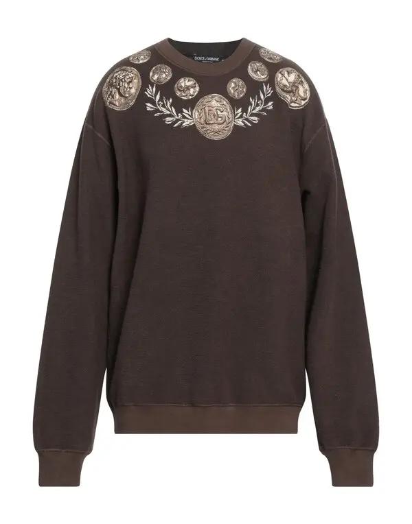 Dolce & Gabbana Cotton Blend Fleece Sweatshirt