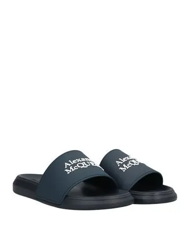 Alexander McQueen Sandals Midnight Rubber - Blue