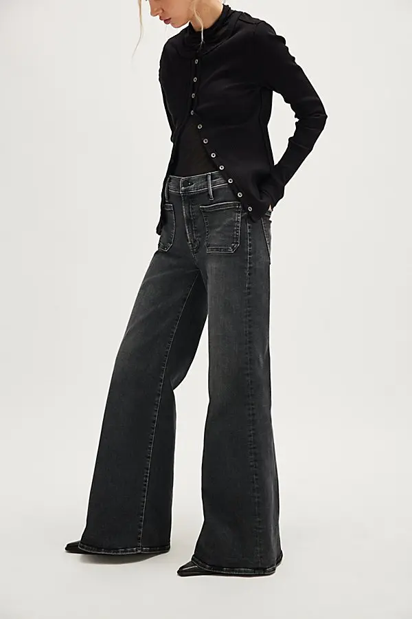 MOTHER The Patch Pocket Twister Jeans - Up In Smoke