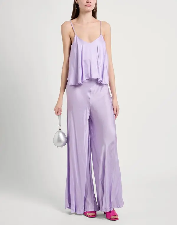 VICOLO Viscose Jumpsuit With Tiered Bodice