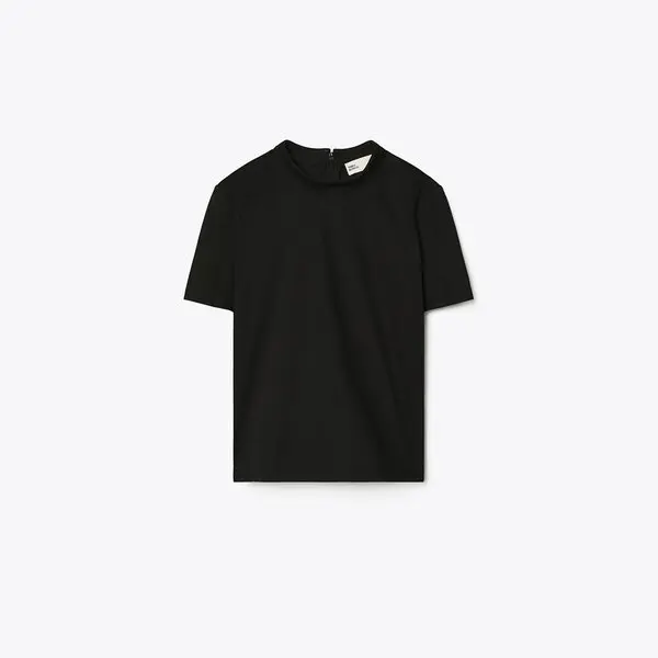 Tory Burch Cotton T-shirt - Black