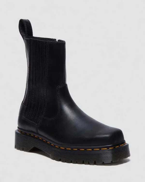 Dr. Martens Amaayah Lo Leather Boots - Black