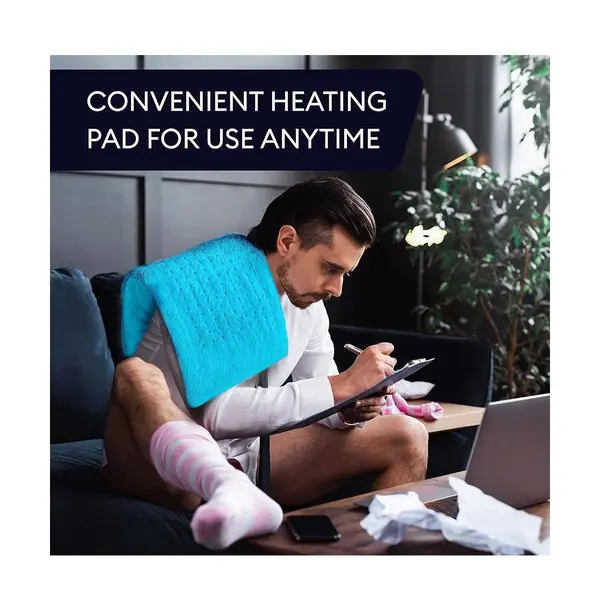 COWIN Electric Heating Pad Double Sided Machine Washable 12"x24