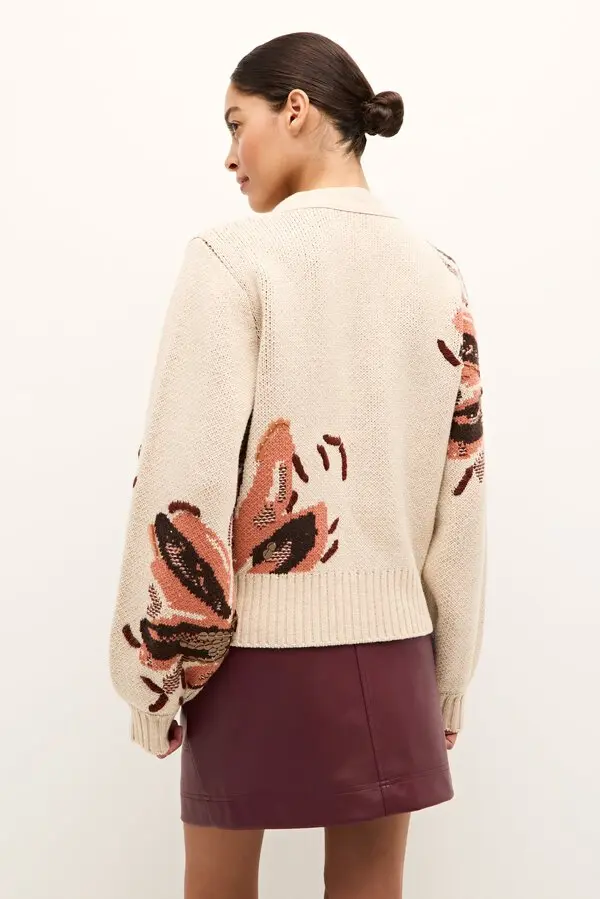MARIE OLIVER Calister Cardigan - Firebird