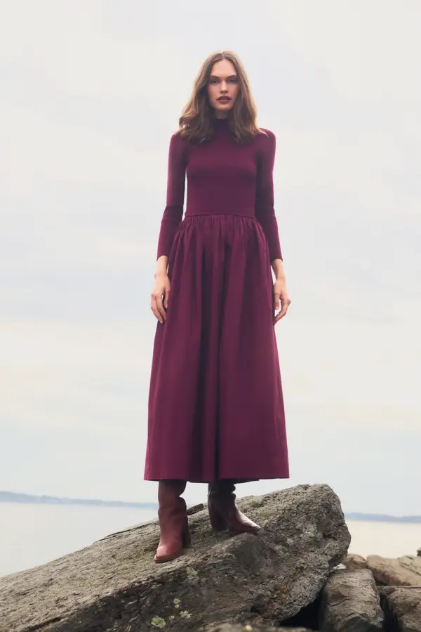 MARIE OLIVER Barrett Maxi Dress - Potion