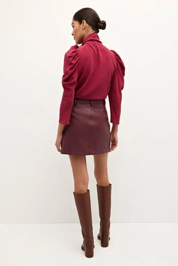 MARIE OLIVER Gabriella Blouse - Garnet