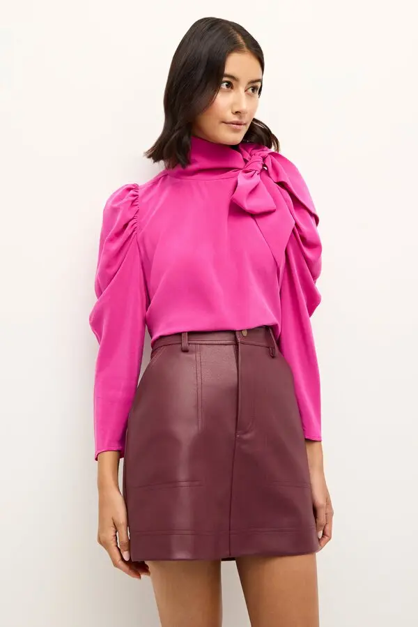 MARIE OLIVER Gabriella Blouse - Raspberry