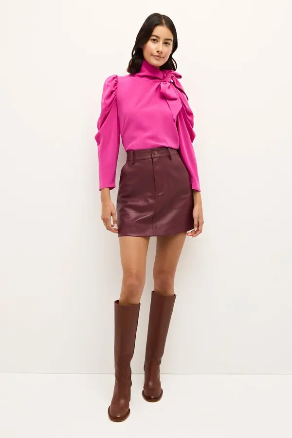 MARIE OLIVER Gabriella Blouse - Raspberry