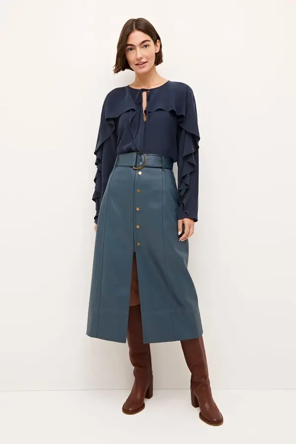 MARIE OLIVER Nora Blouse - Naval