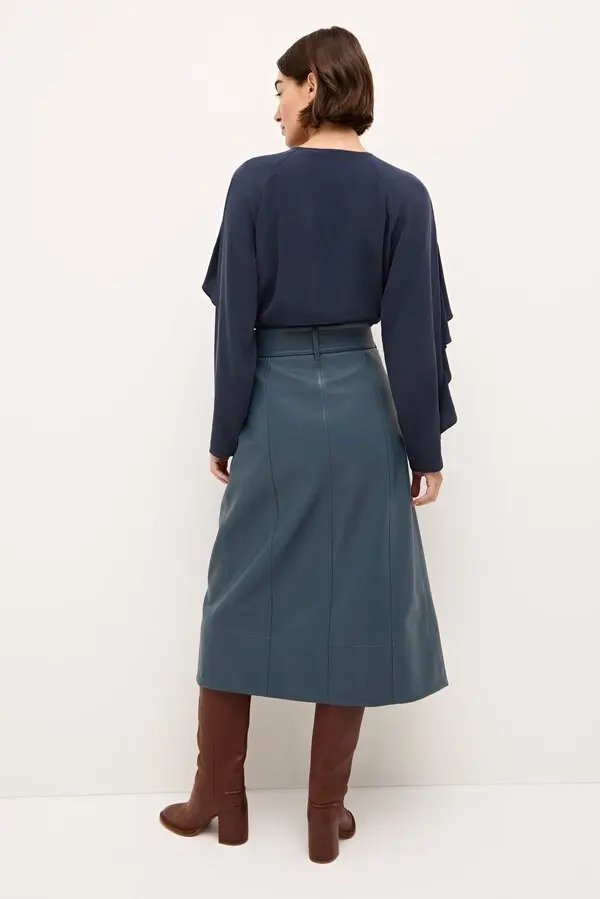 MARIE OLIVER Nora Blouse - Naval