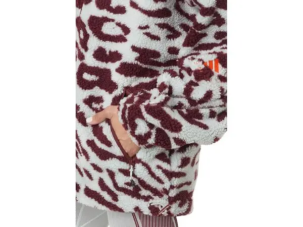 Adidas By Stella McCartney Jaquard Fleece Full Zip Sweatshirt
