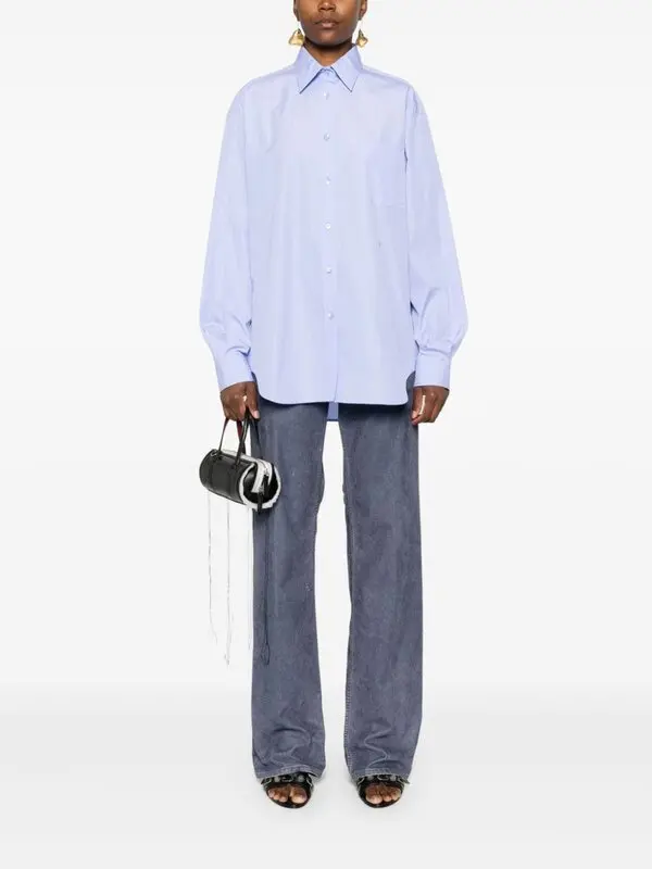 Moschino Embroidered Shirt - Blue