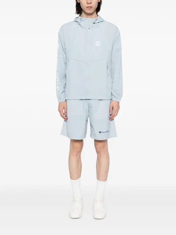 GROUND ZERO Logo-print Shorts