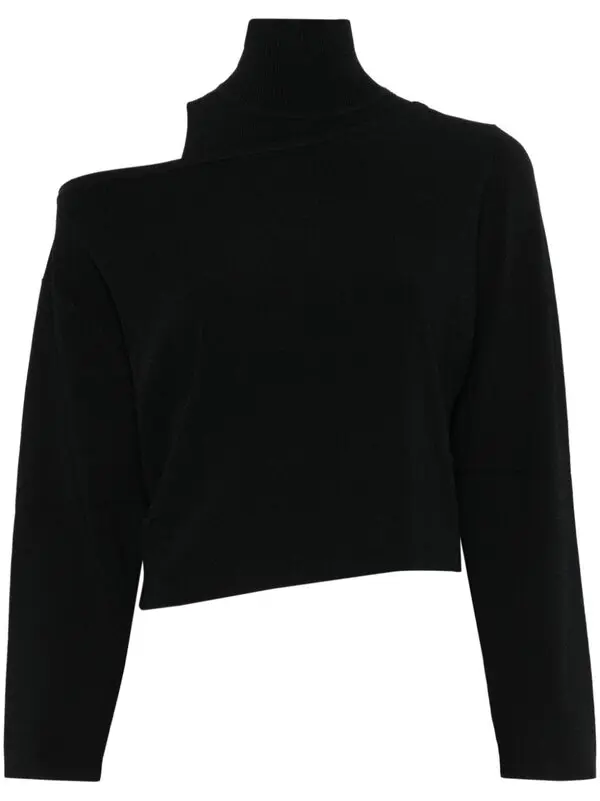 Moschino Asymmetric Knit Top