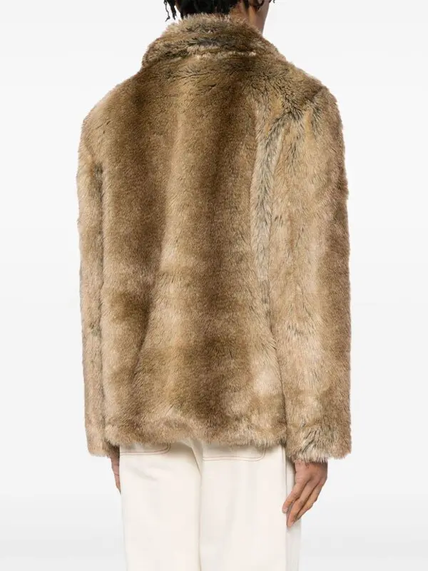 UNREAL FUR Lupin Faux Fur Jacket - Brown