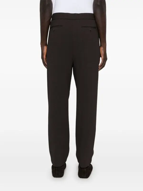 Giorgio Armani Ribbed Trousers - Brown