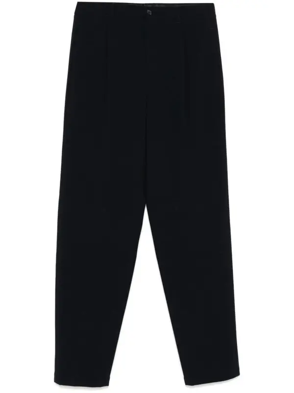 Giorgio Armani Ribbed Trousers - Blue