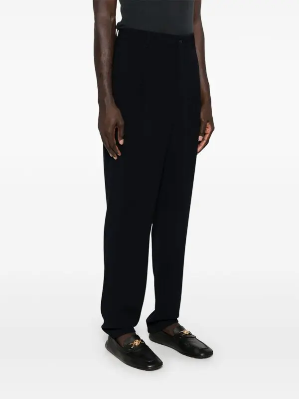 Giorgio Armani Ribbed Trousers - Blue