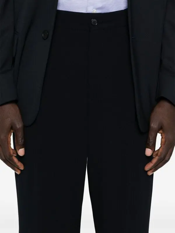 Giorgio Armani Ribbed Trousers - Blue