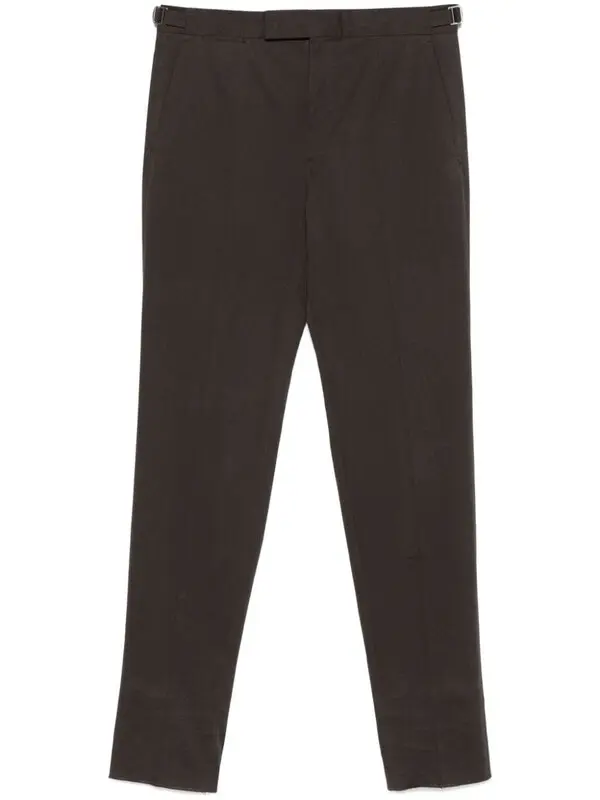 Zegna Gabardine-weave Trousers