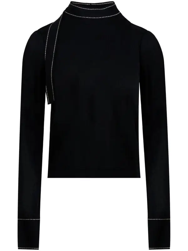 Ports 1961 Contrast-stitching Sweater