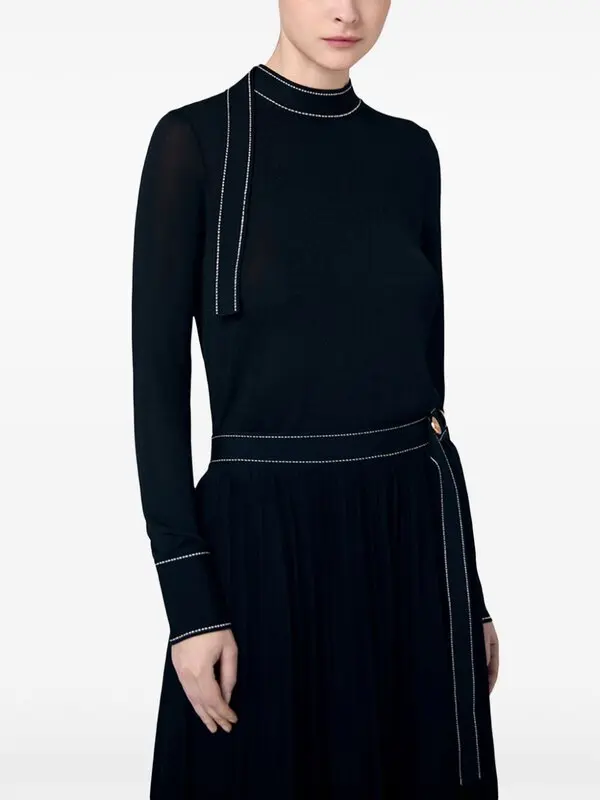Ports 1961 Contrast-stitching Sweater