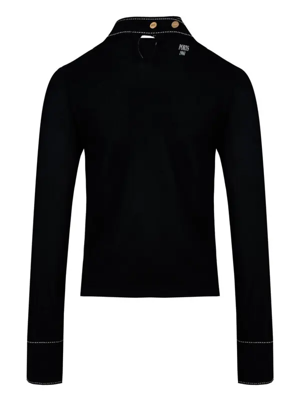 Ports 1961 Contrast-stitching Sweater