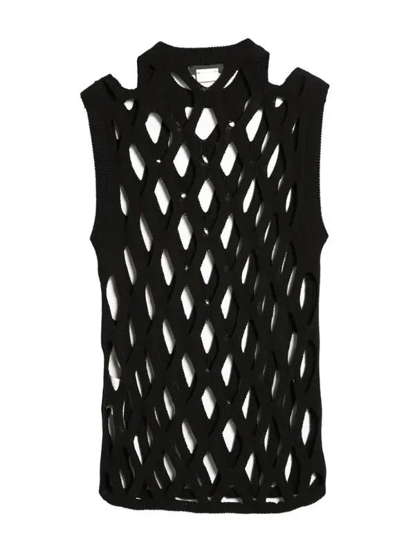 BLACK COMME DES GARÇONS Mesh Knit Top